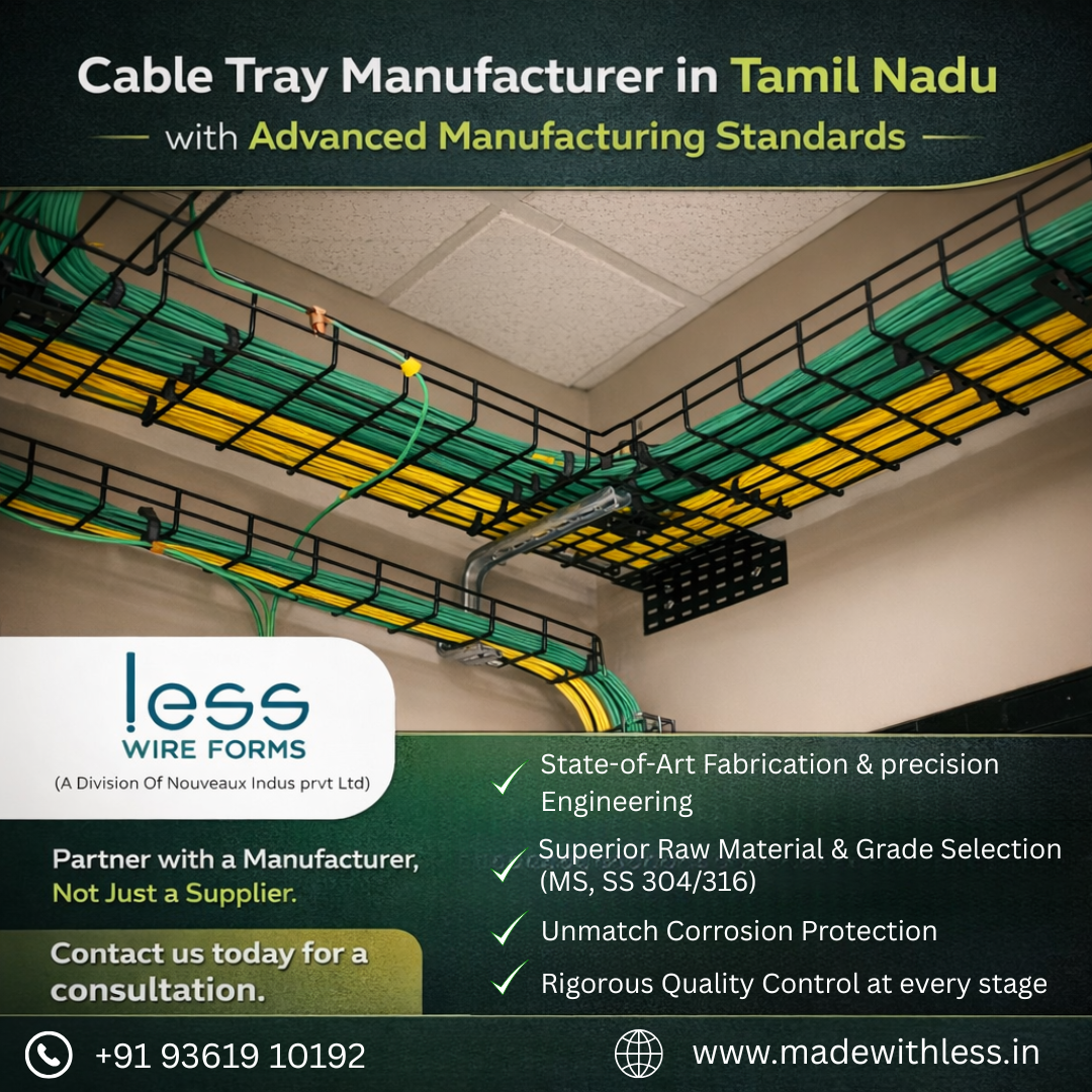 Cable Tray Manufacturer in Tamil Nadu with Advanced Manufacturing ...